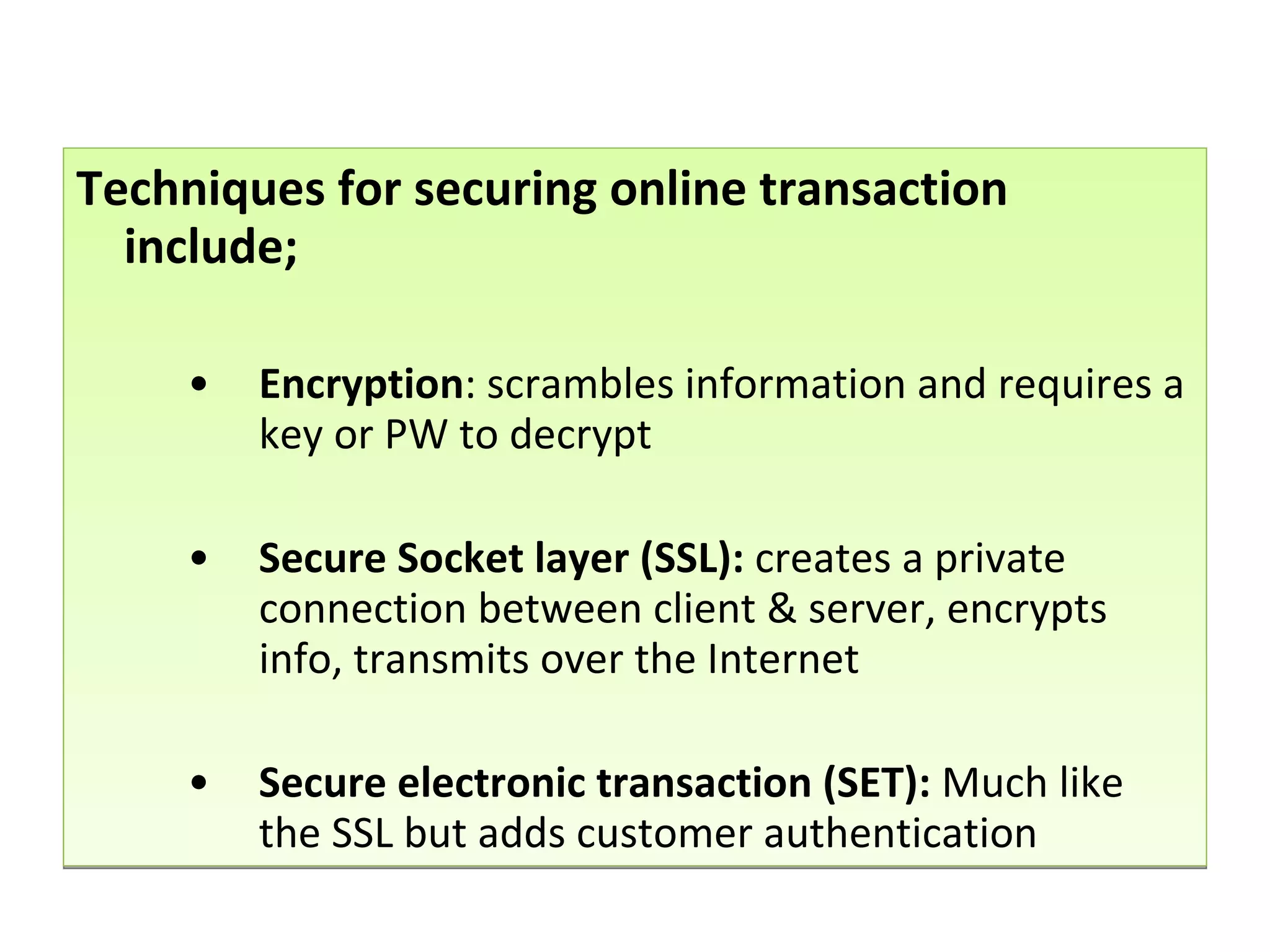 E Business & E Commerce + | PPT