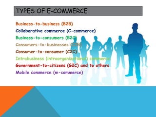 E business & e-commerce | PPTX