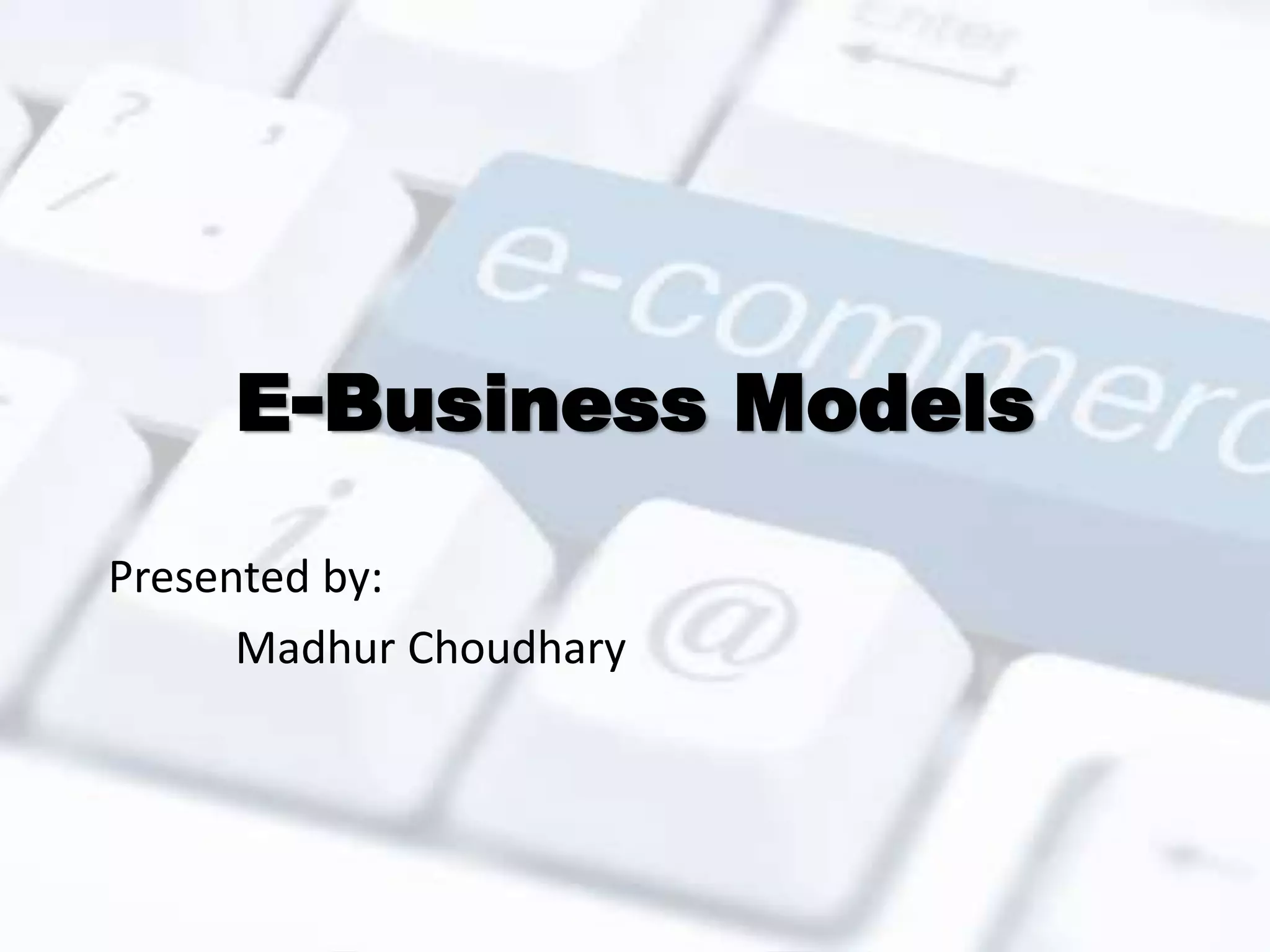 E business models | PPTX