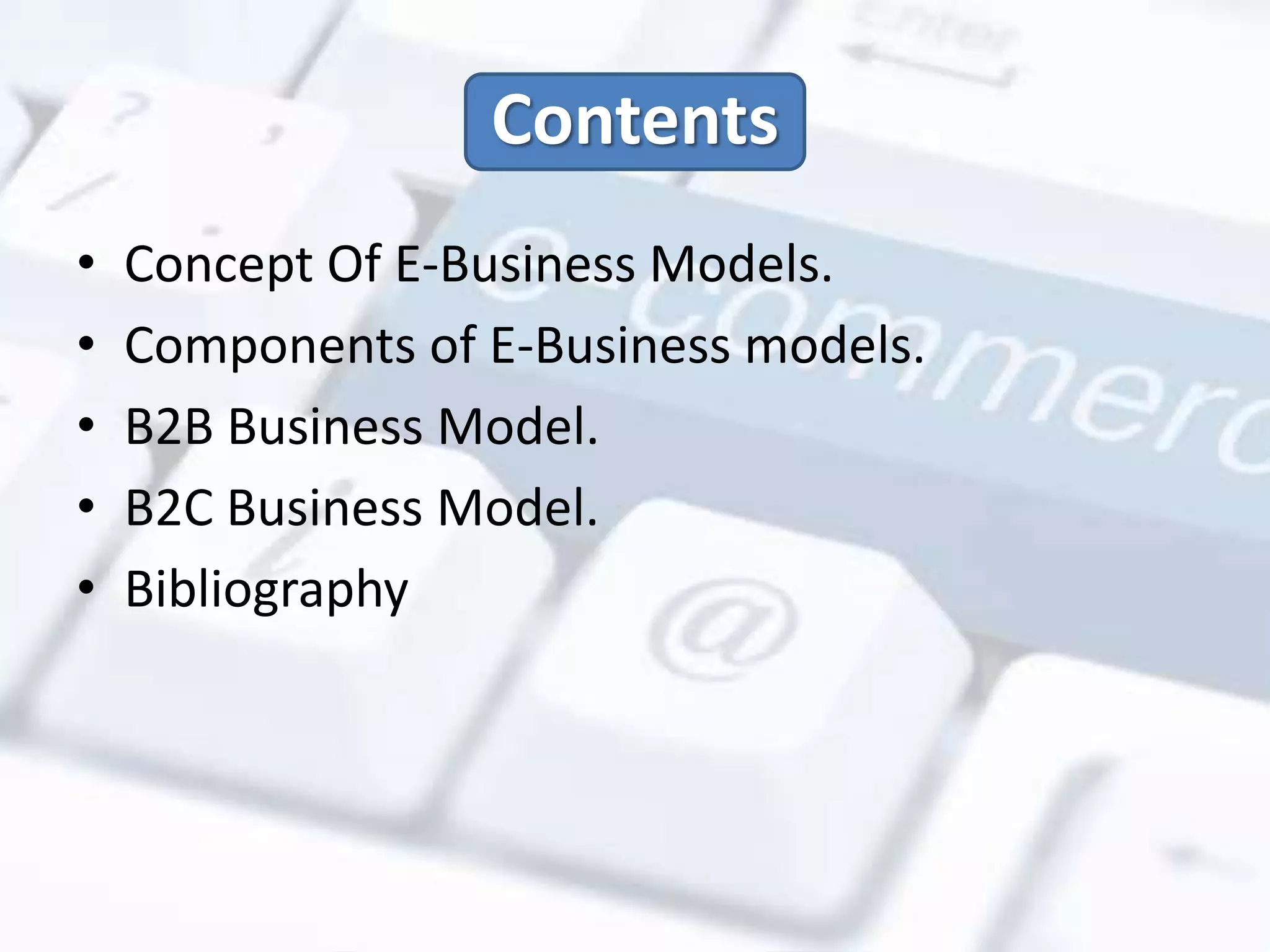 E business models | PPTX
