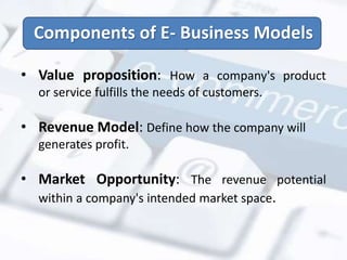 E business models | PPTX