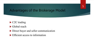 E-business Models Based on the Relationship of Transaction | PPTX
