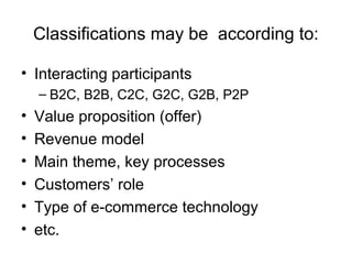 E business models | PPT