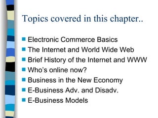E Business Pp Chapter1 | PPT