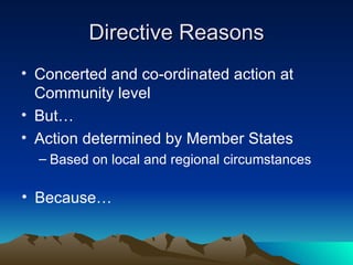 E C1 Flood Directive ( Nov07) | PPT