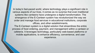 E-CANTEEN SYSTEM Final ppt[1].pptx