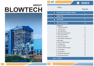 Industrial Blowers and Fans By BLOWTECH ENGINEERS Private Limited | PPT