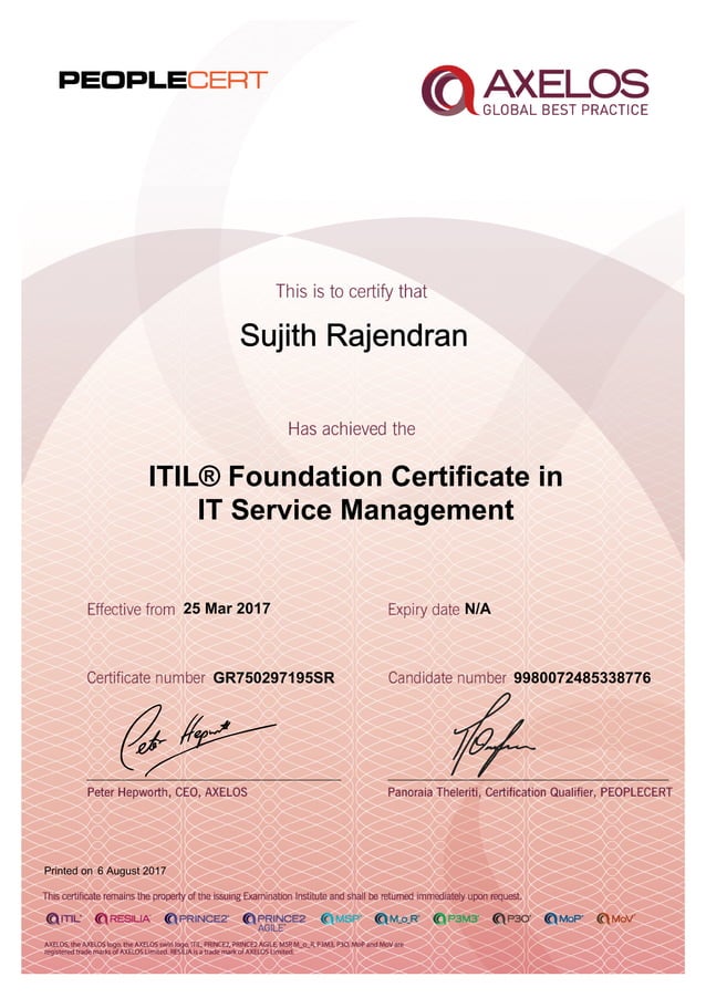 E cert itil | PDF