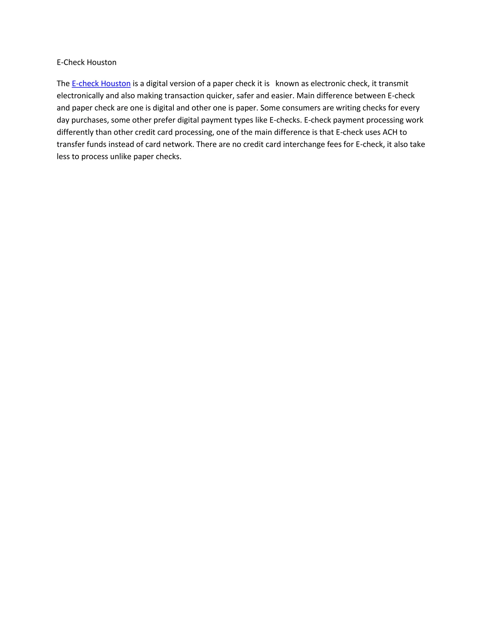 e-check | PDF