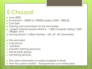 E choupal | PPT
