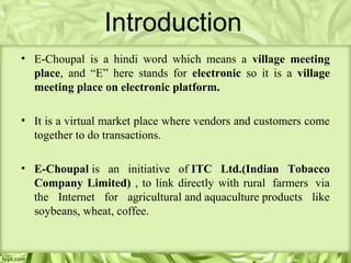 E-Choupal | PPT
