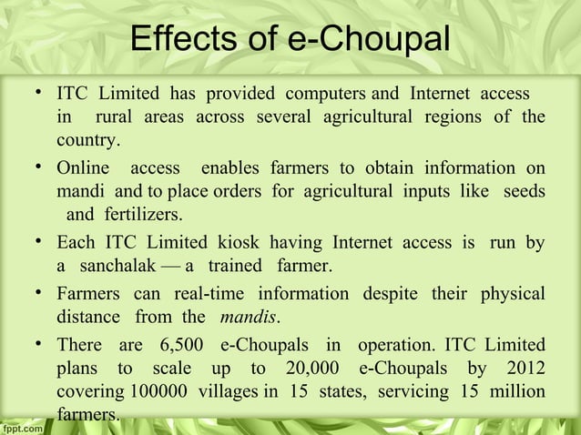 E-Choupal | PPT