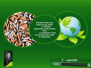 Creative E-cigarette Promotions XEO CIGS | PPT