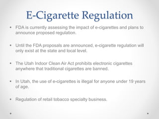 E-cigarettes: Untested & Unproven | PPTX