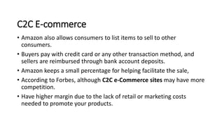 E-commerce Business Models | PPTX