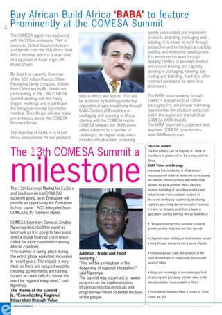 E Comesa Newsletter 206 | PDF | Africa Travel | Travel Locations