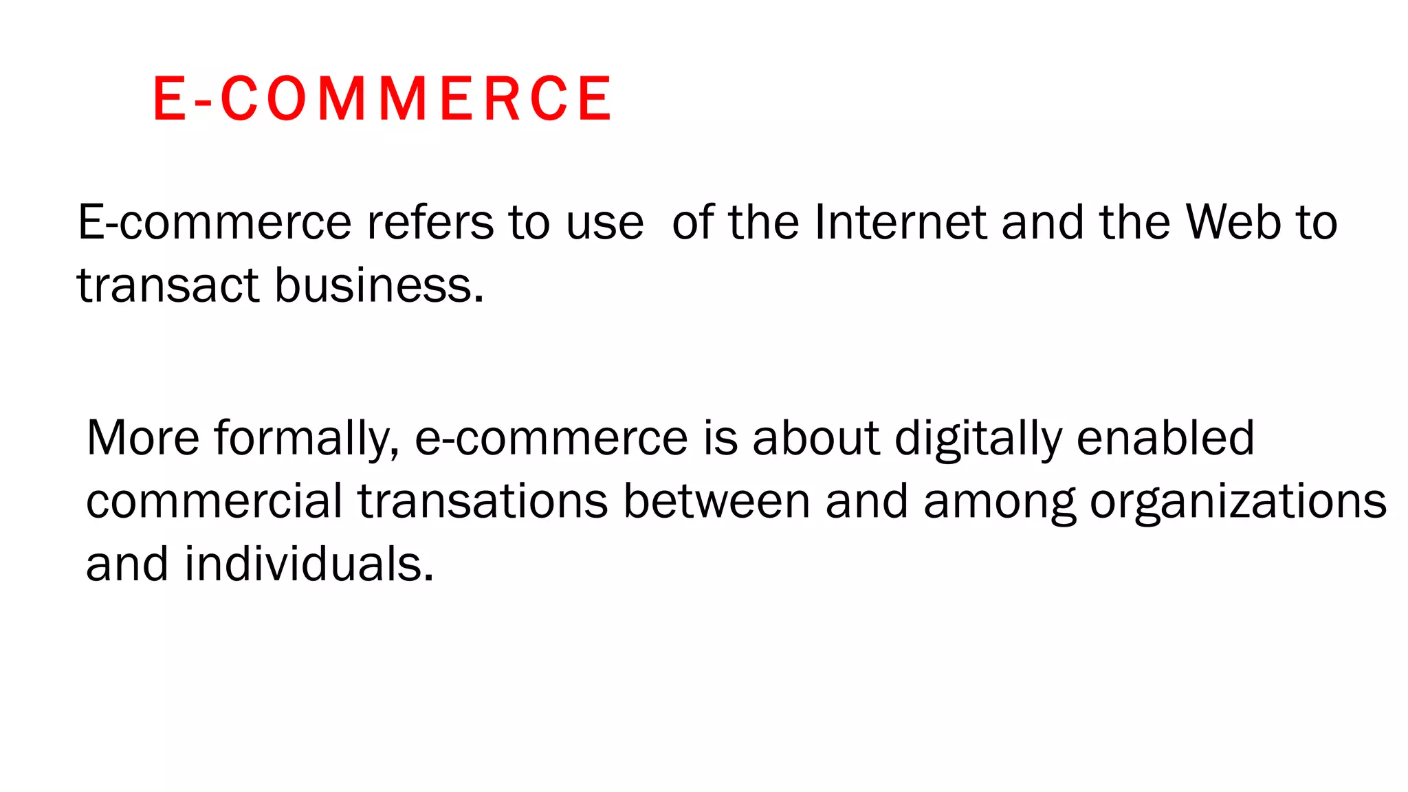 Management Information System : E-Commerce | PDF