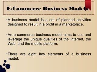 Chapter Two E commerc business model | PPT