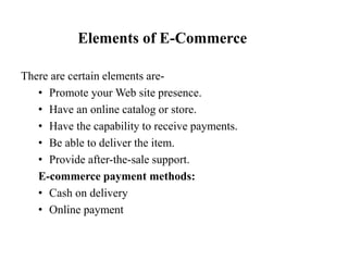 E commerce | PPTX