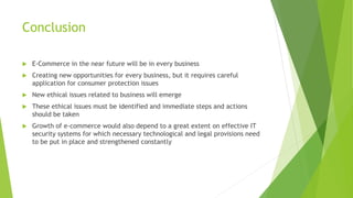 E commerce | PPTX