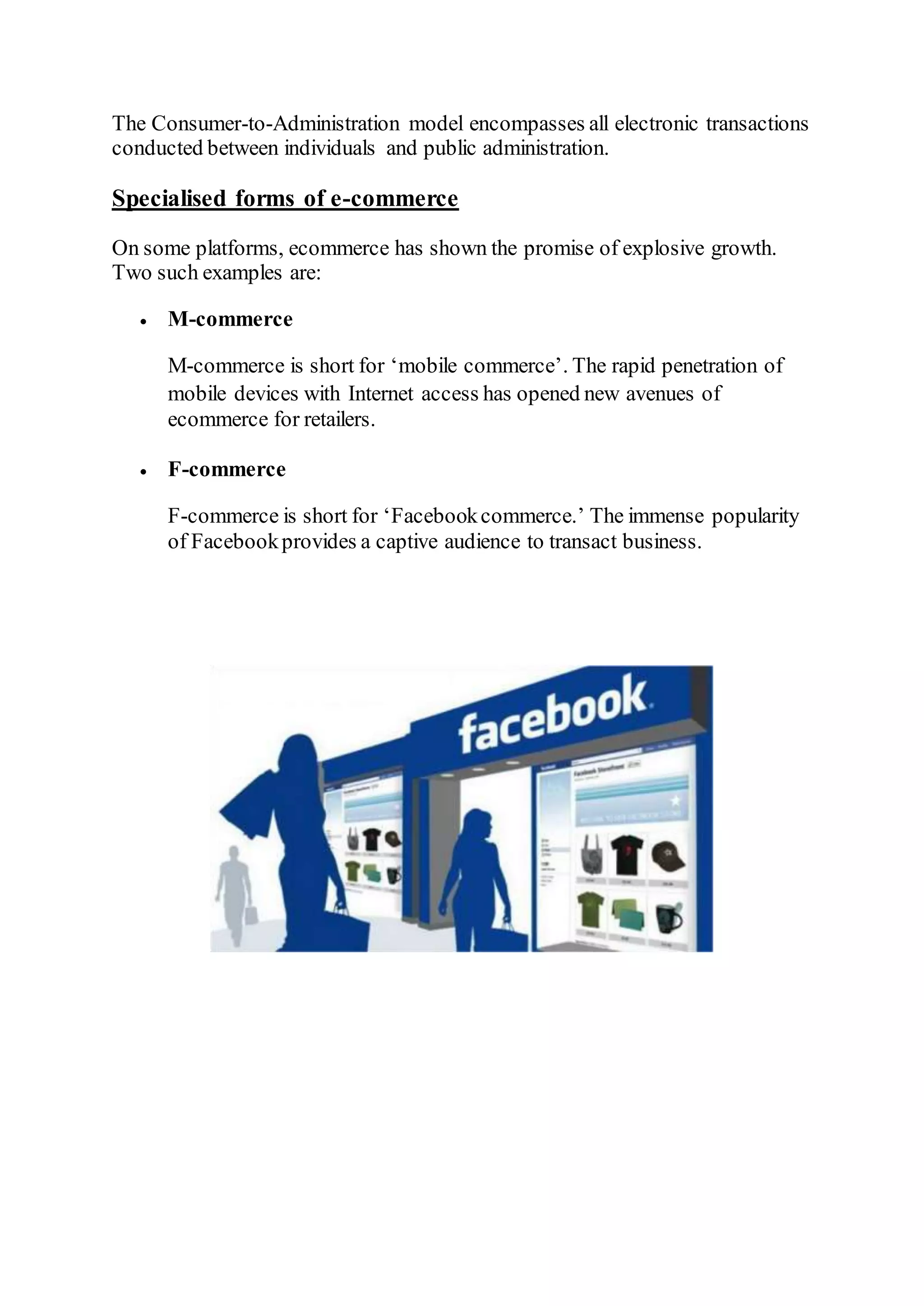 Introduction to E - Commerce | DOCX