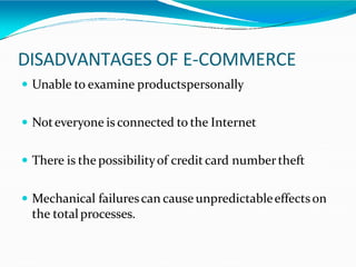 E commerce | PPTX