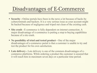 E commerce | PPTX