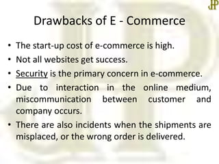 Introduction to E commerce | PPT