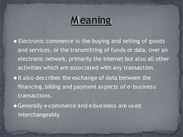 Ecommerce - An Overview of Ecommerce.pptx