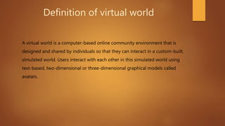 E commerce-and-virtual-world | PPTX