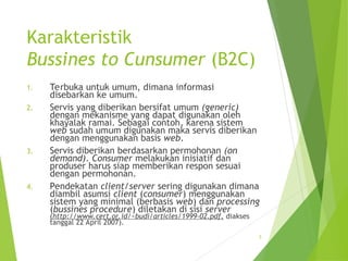 Ecommerce b2b b2c dan c2c serta karakteristiknya | PPT