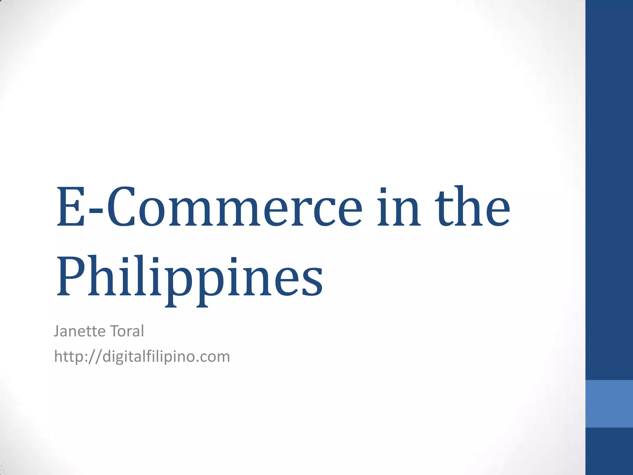 E-Commerce in the Philippines 2016-2017 | PDF