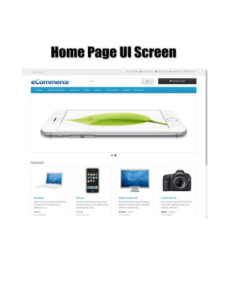 E commerce-portal-screens | PDF