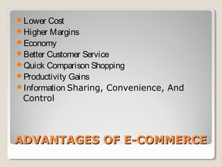 E commerce 1 | PPT
