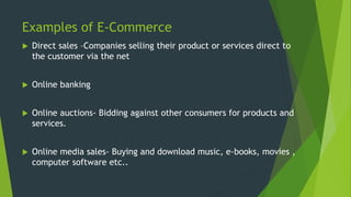 INTRODUCTION TO E-COMMERCE | PPT