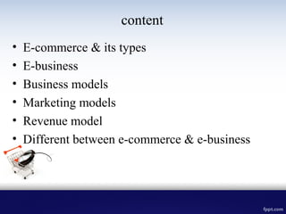 E commerce and e-business | PPT