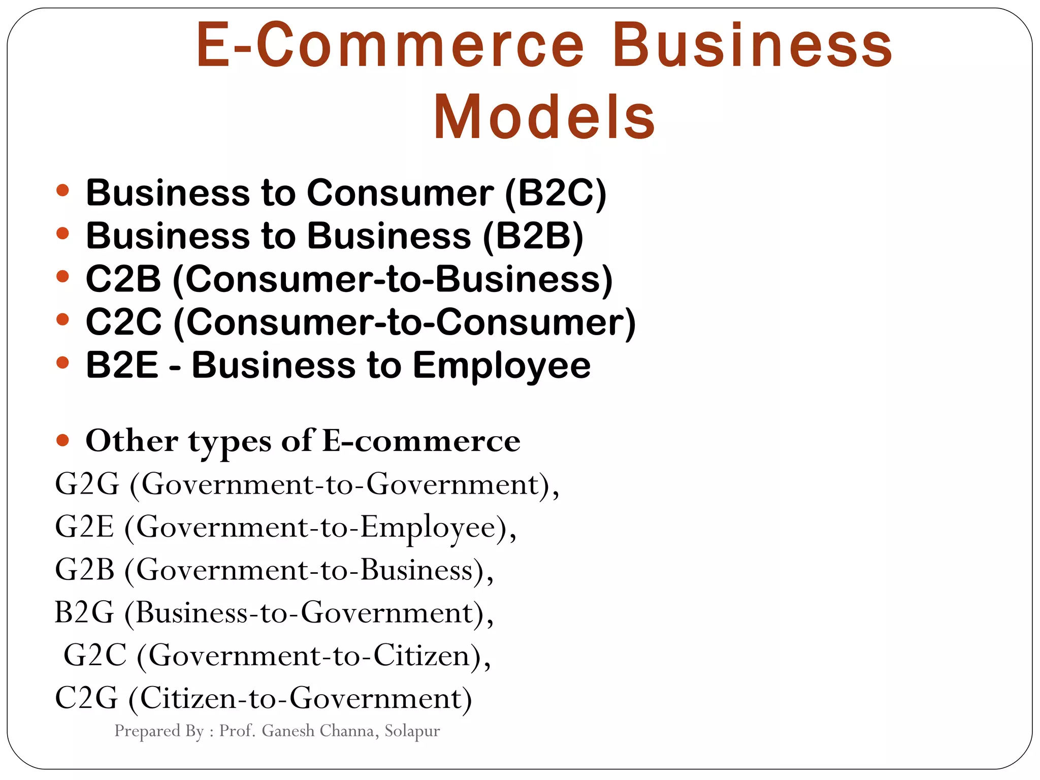 E-commerce and M-commerce | PPT
