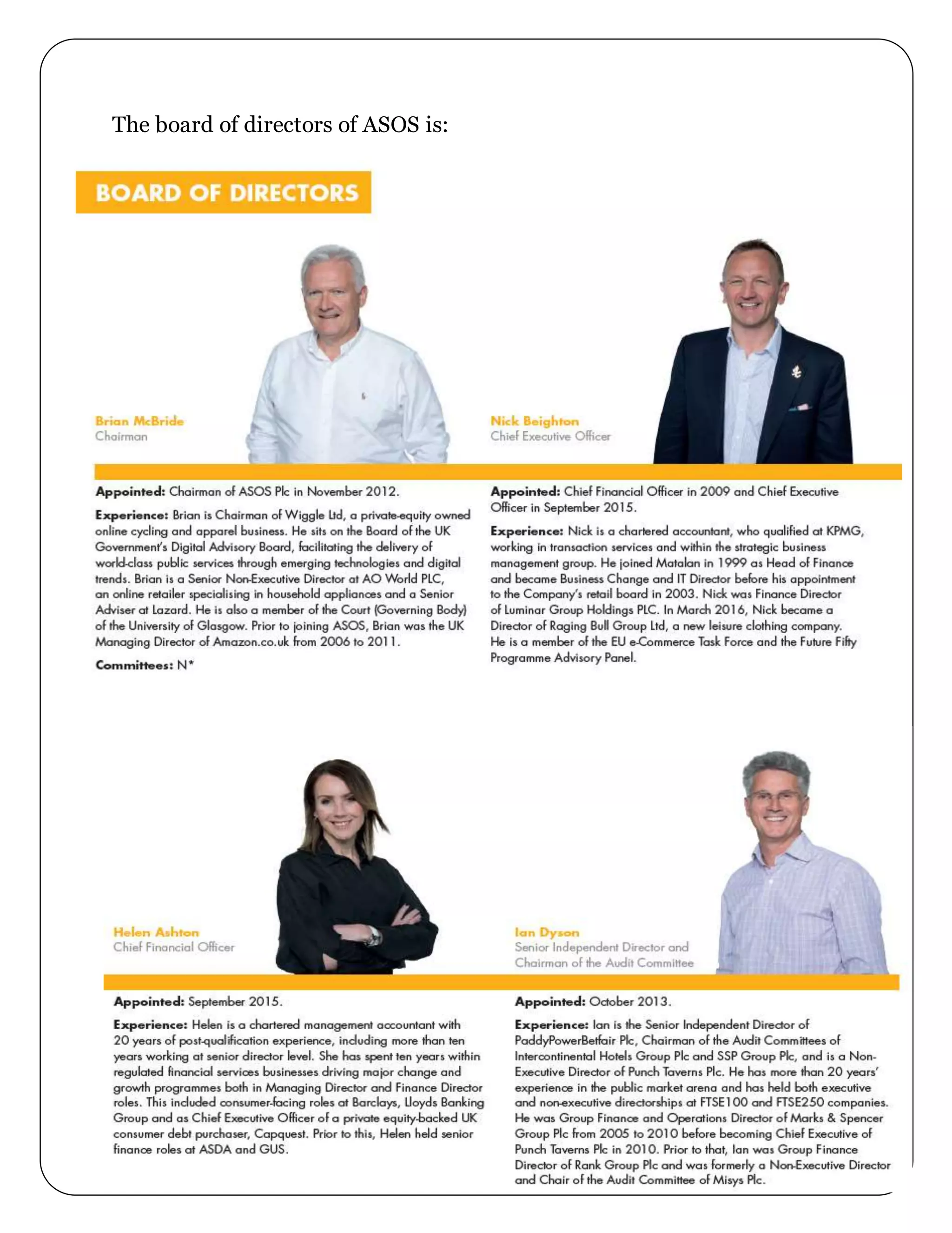 E-BUSINESS MODEL OF ASOS | DOCX