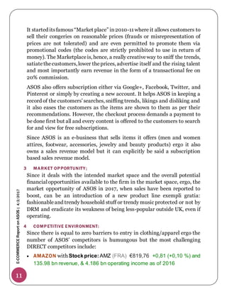 E-BUSINESS MODEL OF ASOS | DOCX