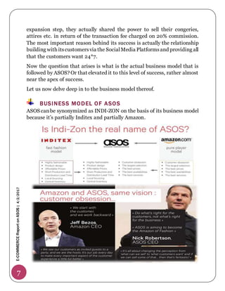 E-BUSINESS MODEL OF ASOS | DOCX