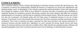 E - commerce | PPTX