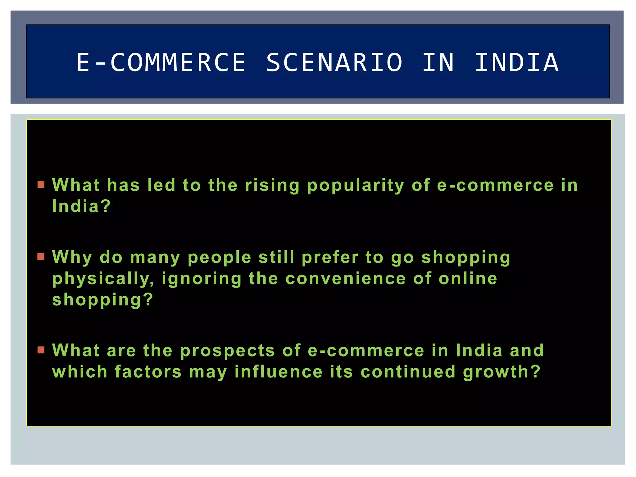 E commerce case study | PPTX