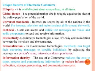 E-commerce Cha 1 ppt.ppt introduction of electronic commerce | PPT