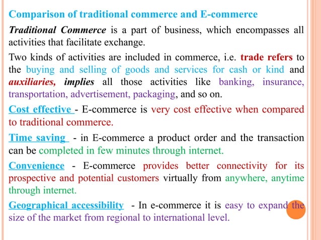 E-commerce Cha 1 ppt.ppt introduction of electronic commerce | PPT