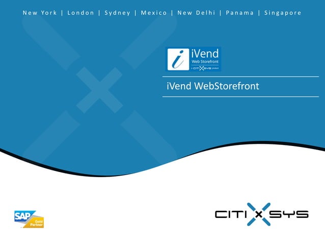iVend eCommerce for SAP Business One | PPT