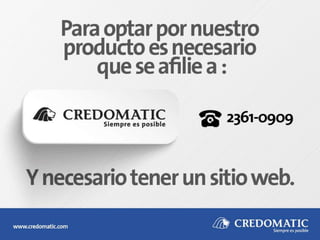 Ecommerce credomatic | PPT