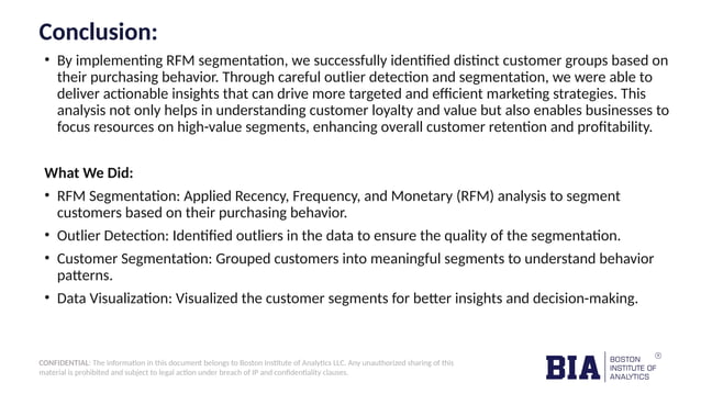 E Commerce Customer Segmentation Unlocking Consumer Insights Pptx