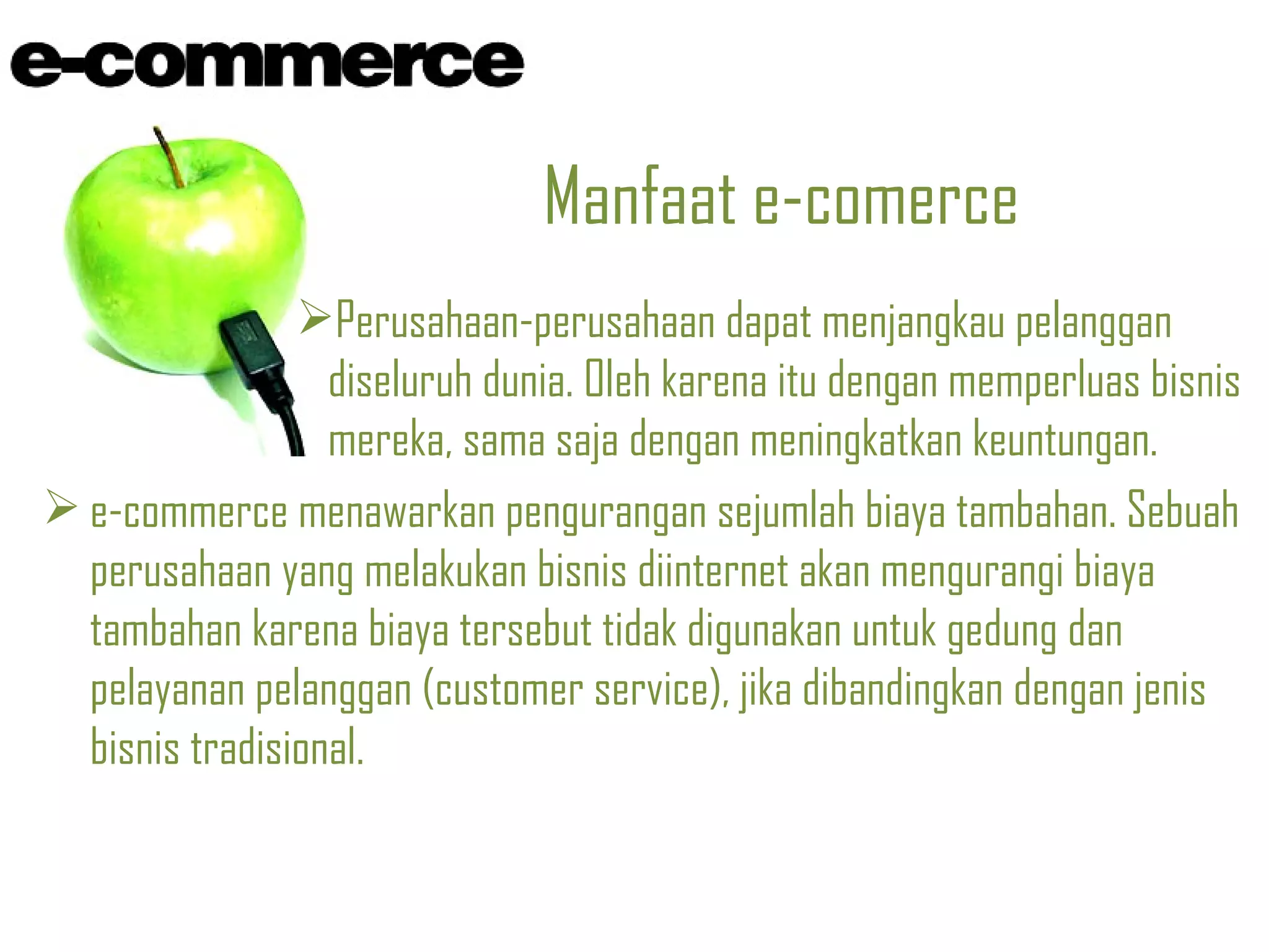 E commerce dan e-bisnis | PPT