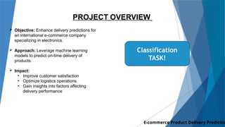 Enhancing E-Commerce Efficiency: Predicting Delivery Times with Machine Learning | PPTX