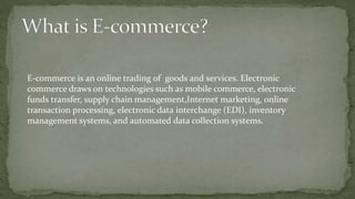 E commerce development methodology | PPTX